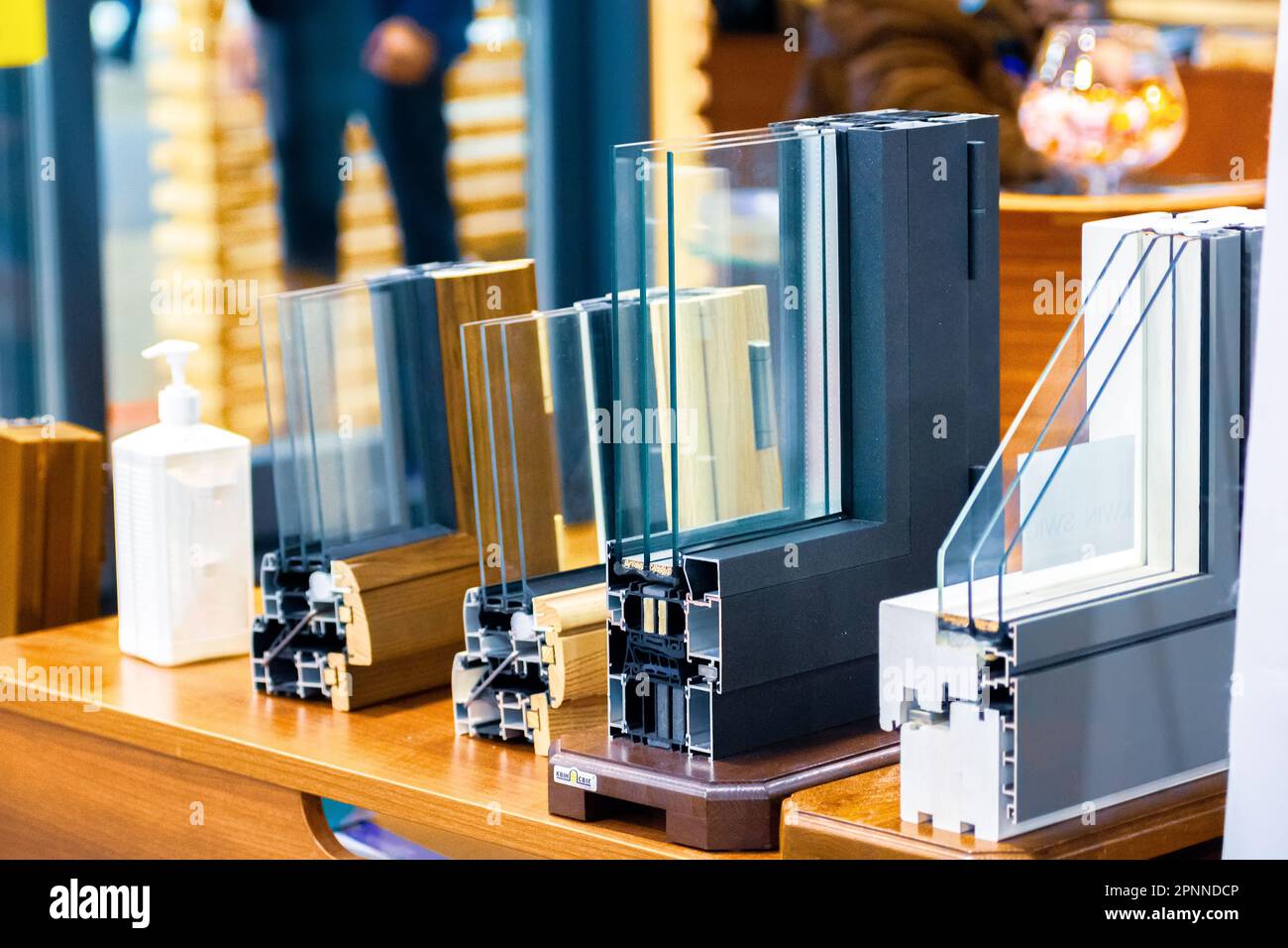 Cross section of pvc profile for window hi-res stock photography and ...