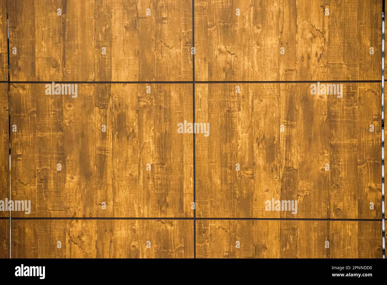 Wide rectangular wall tiles decorated with wood imitation Stock Photo ...