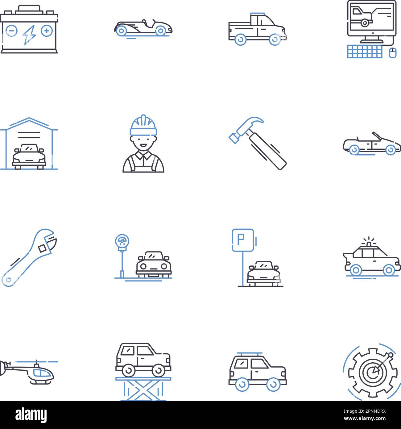 Shipping company line icons collection. Cargo, Containers, Logistics ...