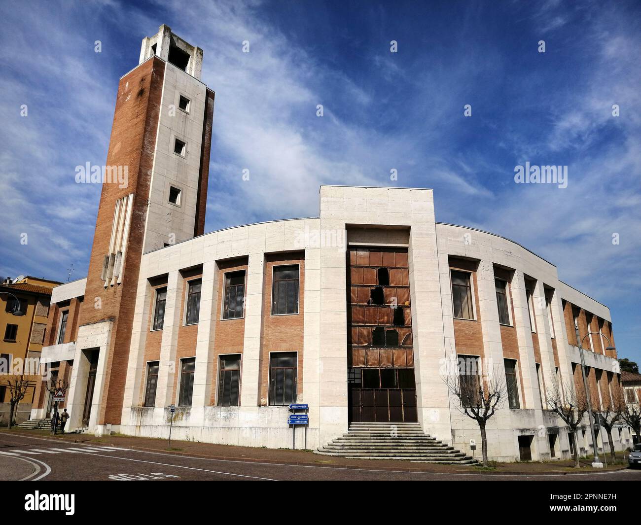 Italy, Emilia Romagna, Predappio, Casa del Fascio Stock Photo - Alamy