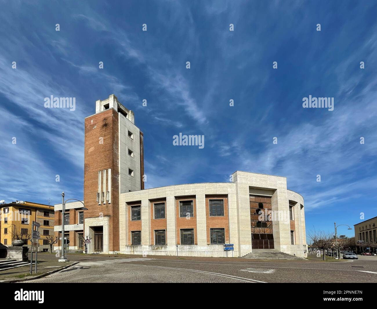 Italy, Emilia Romagna, Predappio, Casa del Fascio Stock Photo - Alamy