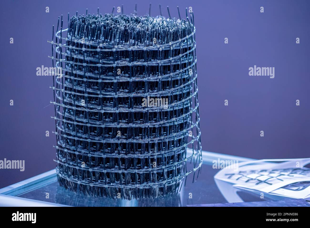 Basalt mesh for construction masonry Stock Photo - Alamy