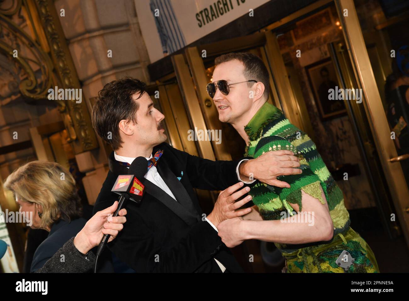 New York, USA. 19th Apr, 2023. Henry Shields and Greg Tannahill attend ...