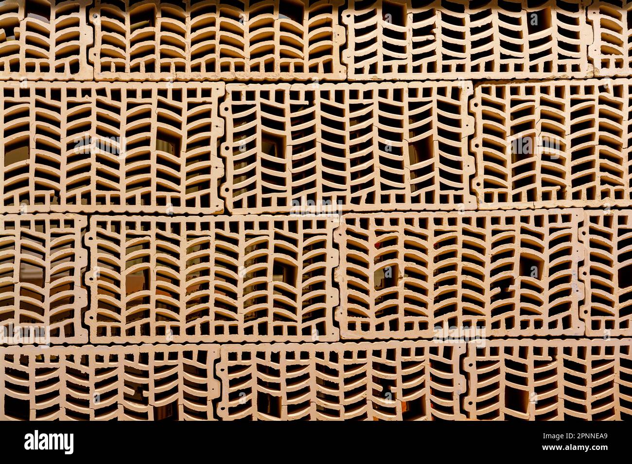 Building bricks with voids inside Stock Photo - Alamy