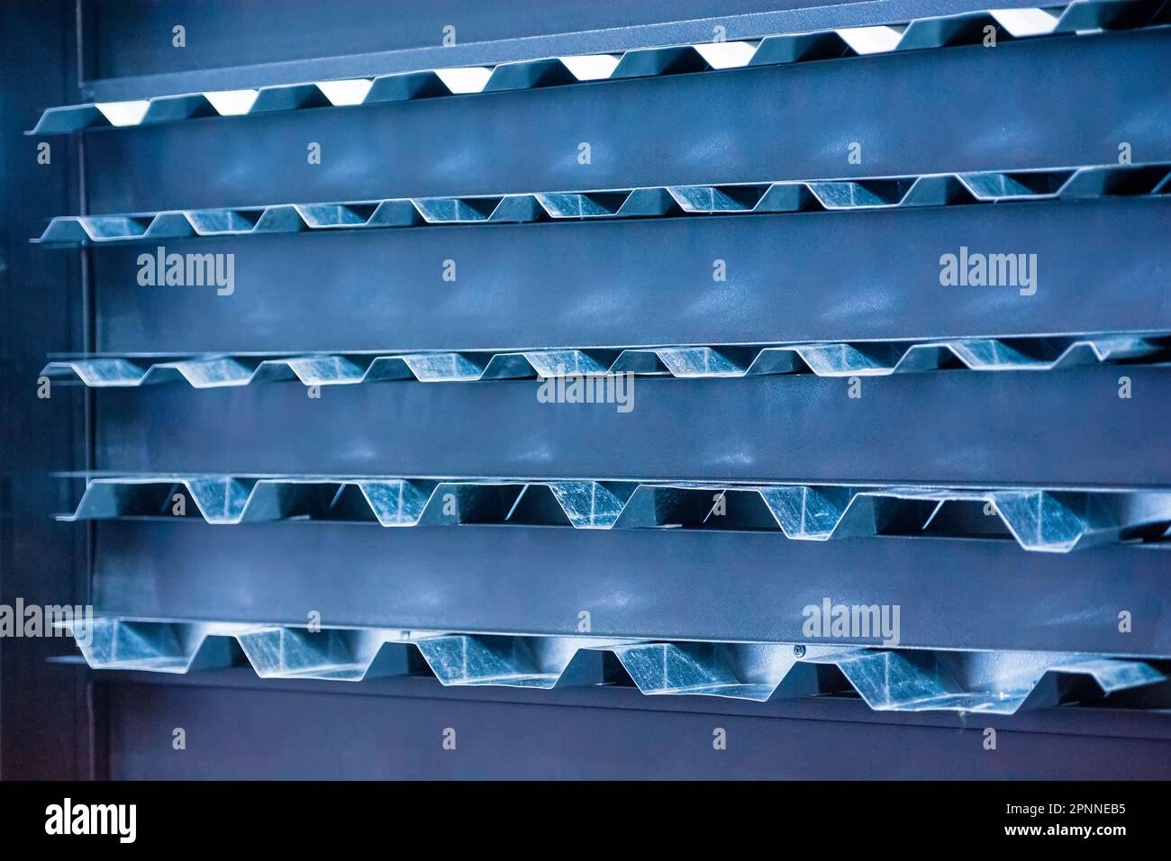 Roofing material metal profile for construction Stock Photo - Alamy