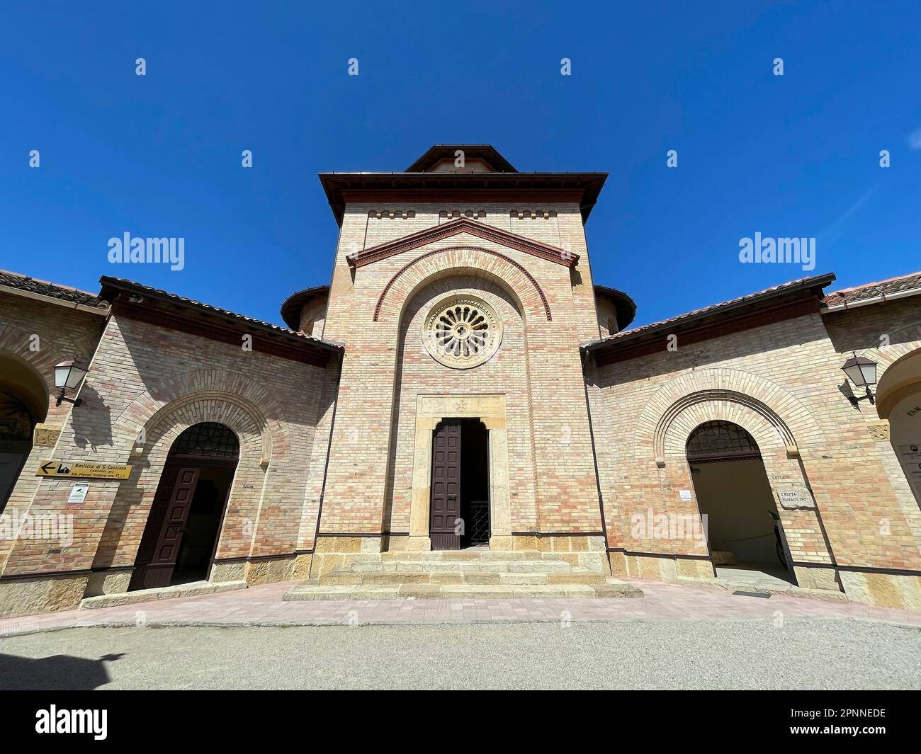 Italy, Emilia Romagna, Predappio, Mussolini crypt Stock Photo - Alamy