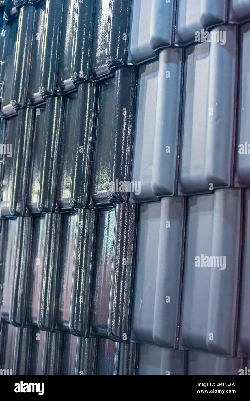 Dark clay tiles hi-res stock photography and images - Alamy