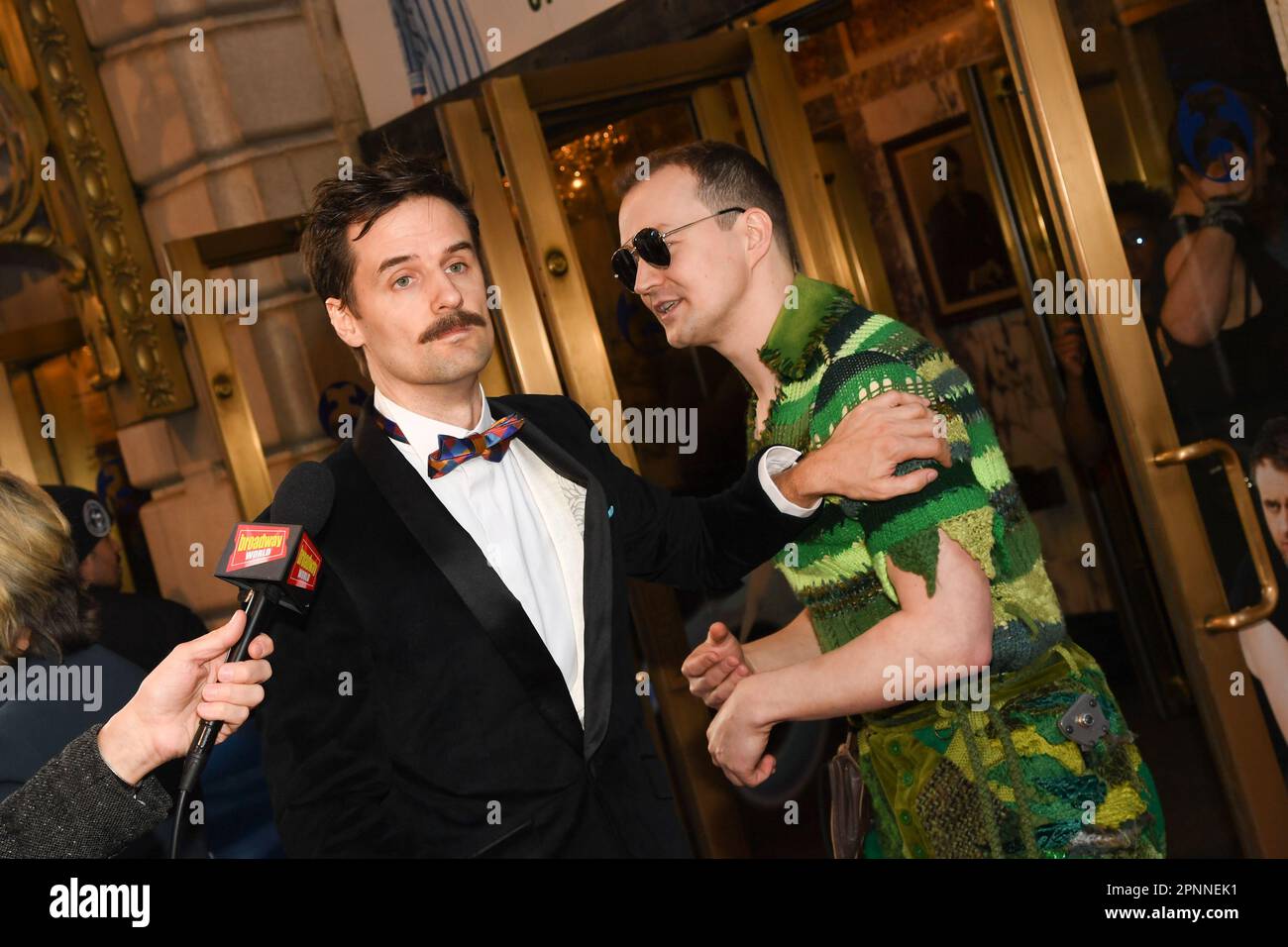 New York, USA. 19th Apr, 2023. Henry Shields and Greg Tannahill attend ...