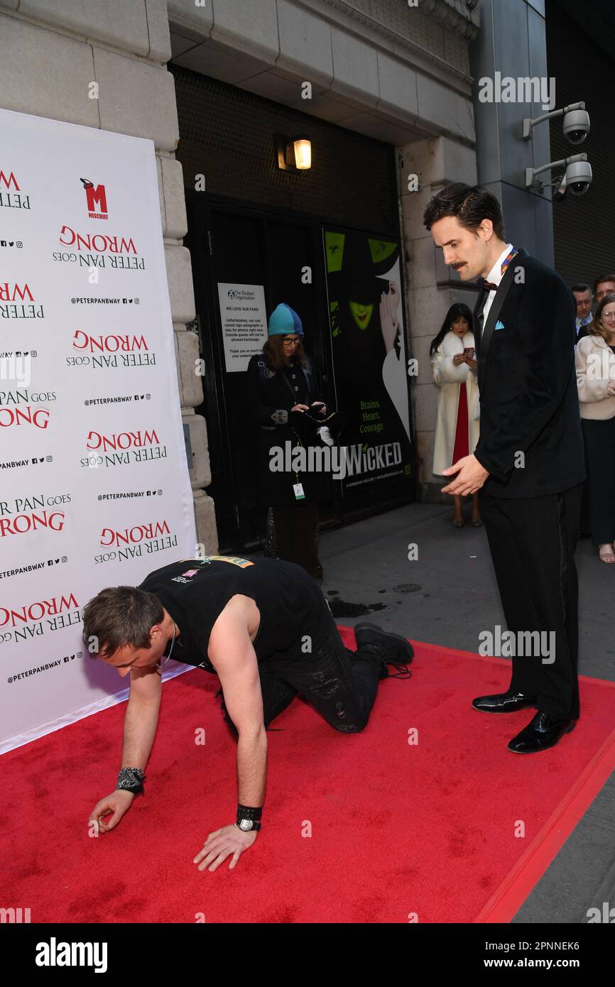 New York, USA. 19th Apr, 2023. Chris Leask and Henry Shields attend ...