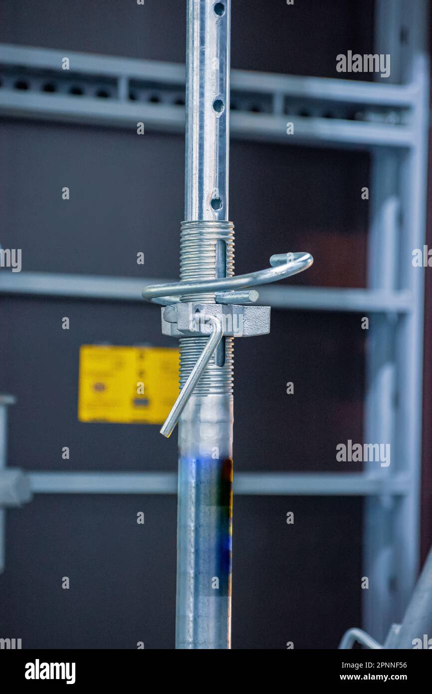 Supports for wall formwork supports Stock Photo - Alamy