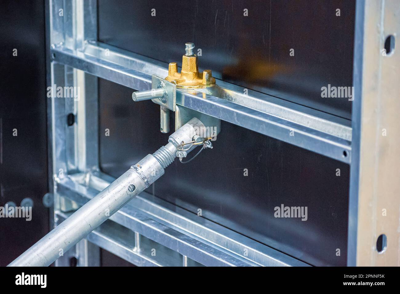 Supports for wall formwork supports Stock Photo - Alamy