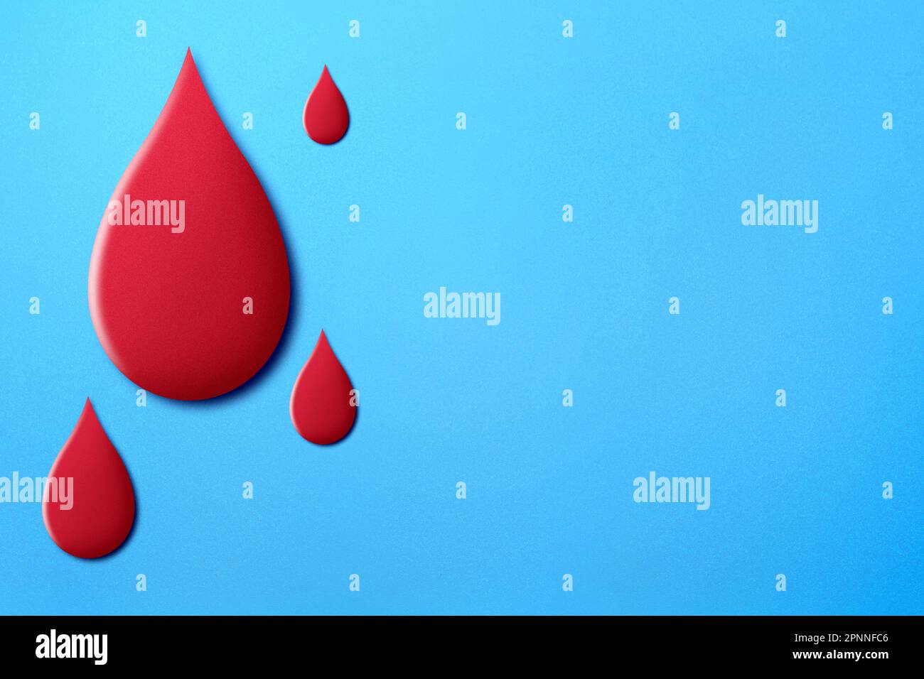 Red blood drop. World blood donor day concept Stock Photo - Alamy