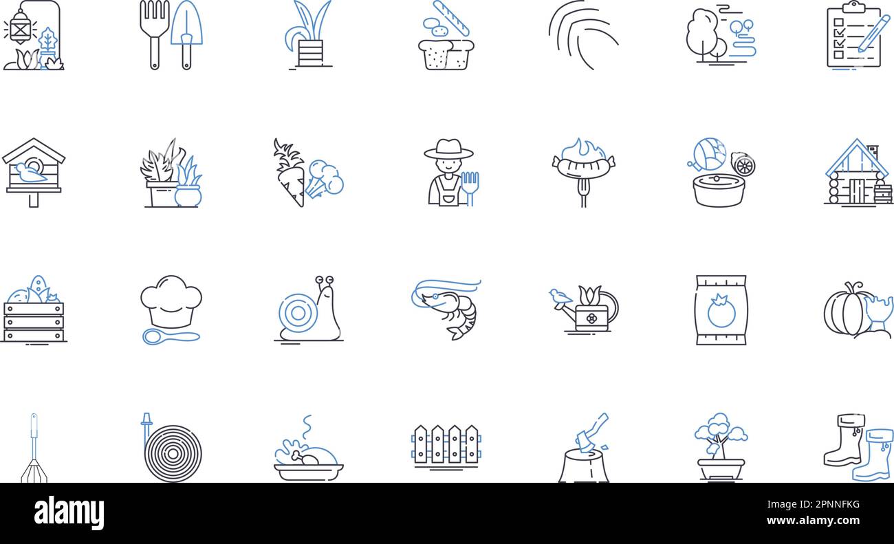 Paper mill line icons collection. Pulp, Fiber, Cellulose, Recycled ...