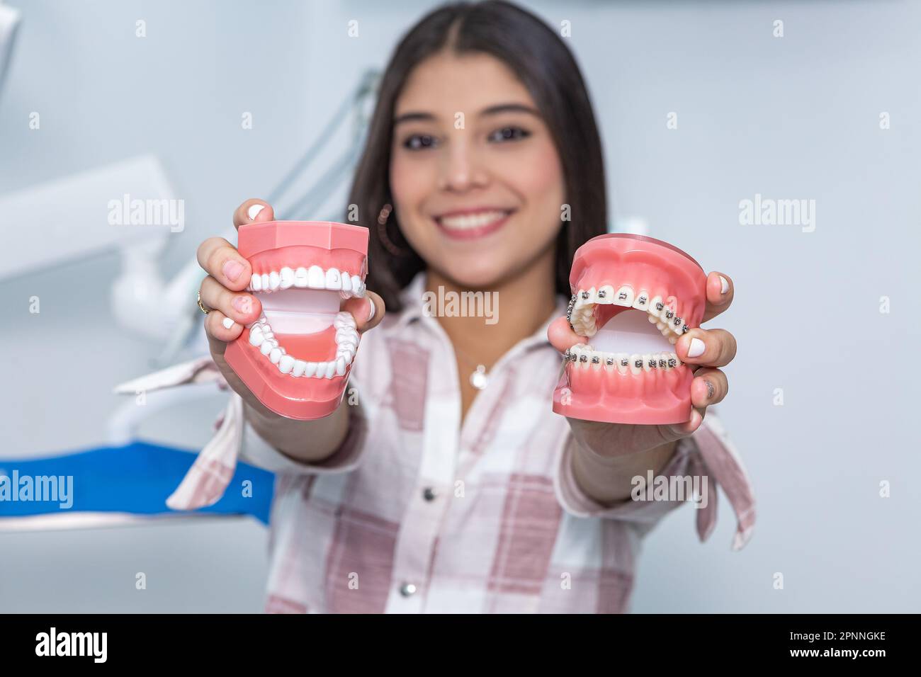 Dentures glad hi-res stock photography and images - Alamy