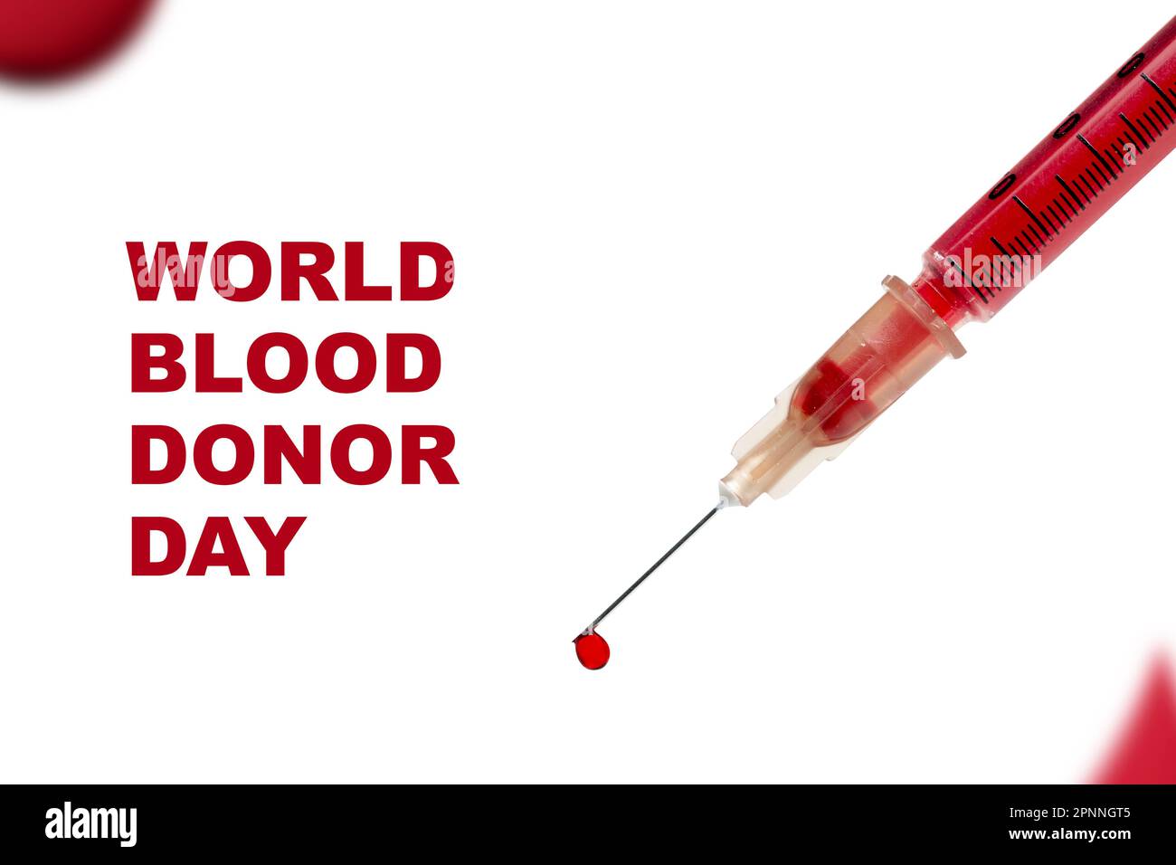 Red blood drop. World blood donor day concept Stock Photo - Alamy