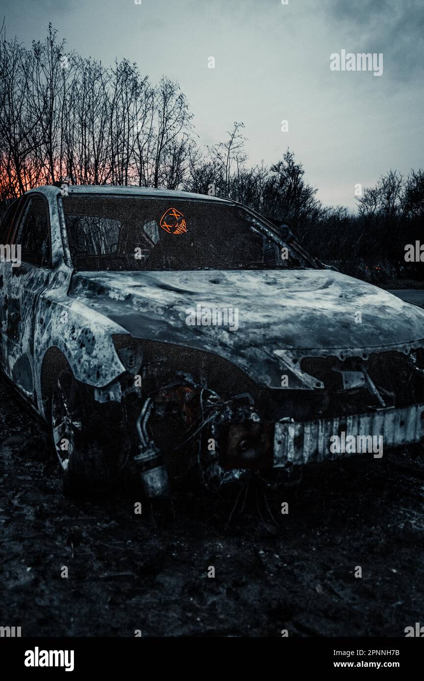 Scary man car hi-res stock photography and images - Alamy