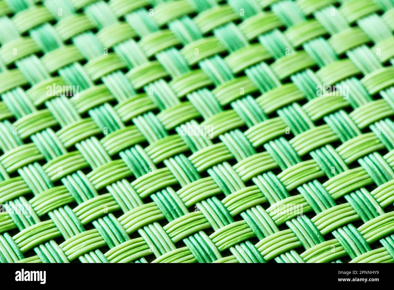 Macro of an abstract table mat background with shallow depth of field ...