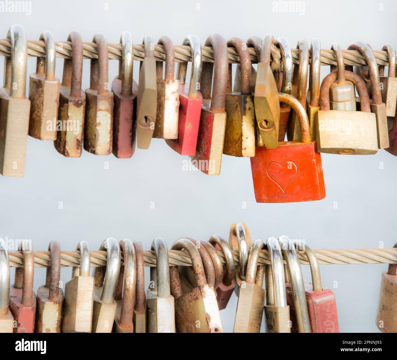 Love locks as symbol for everlasting love Stock Photo - Alamy