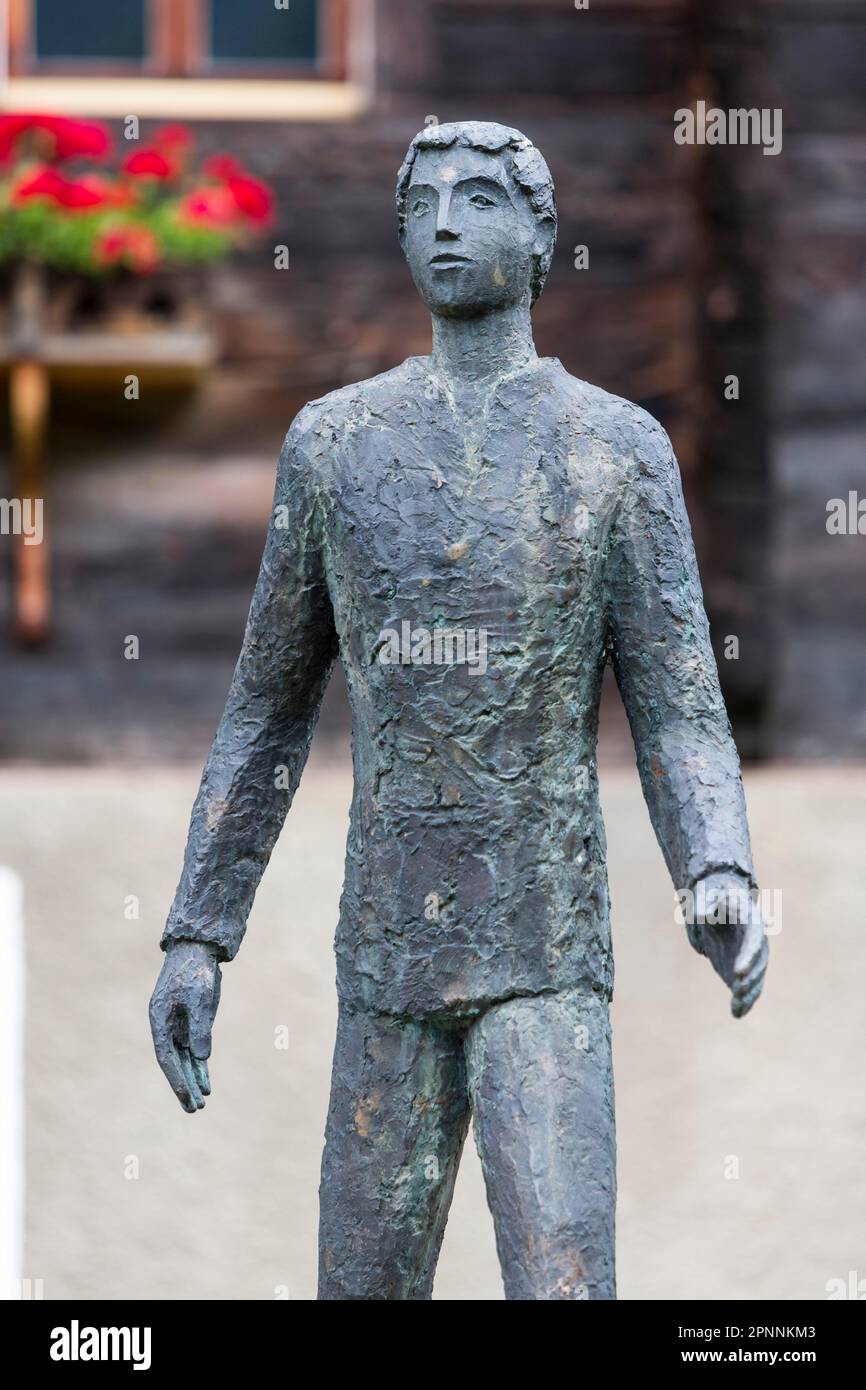 Monument to Cesar Ritz, also Caesar Ritz, the hotelier and founder of ...