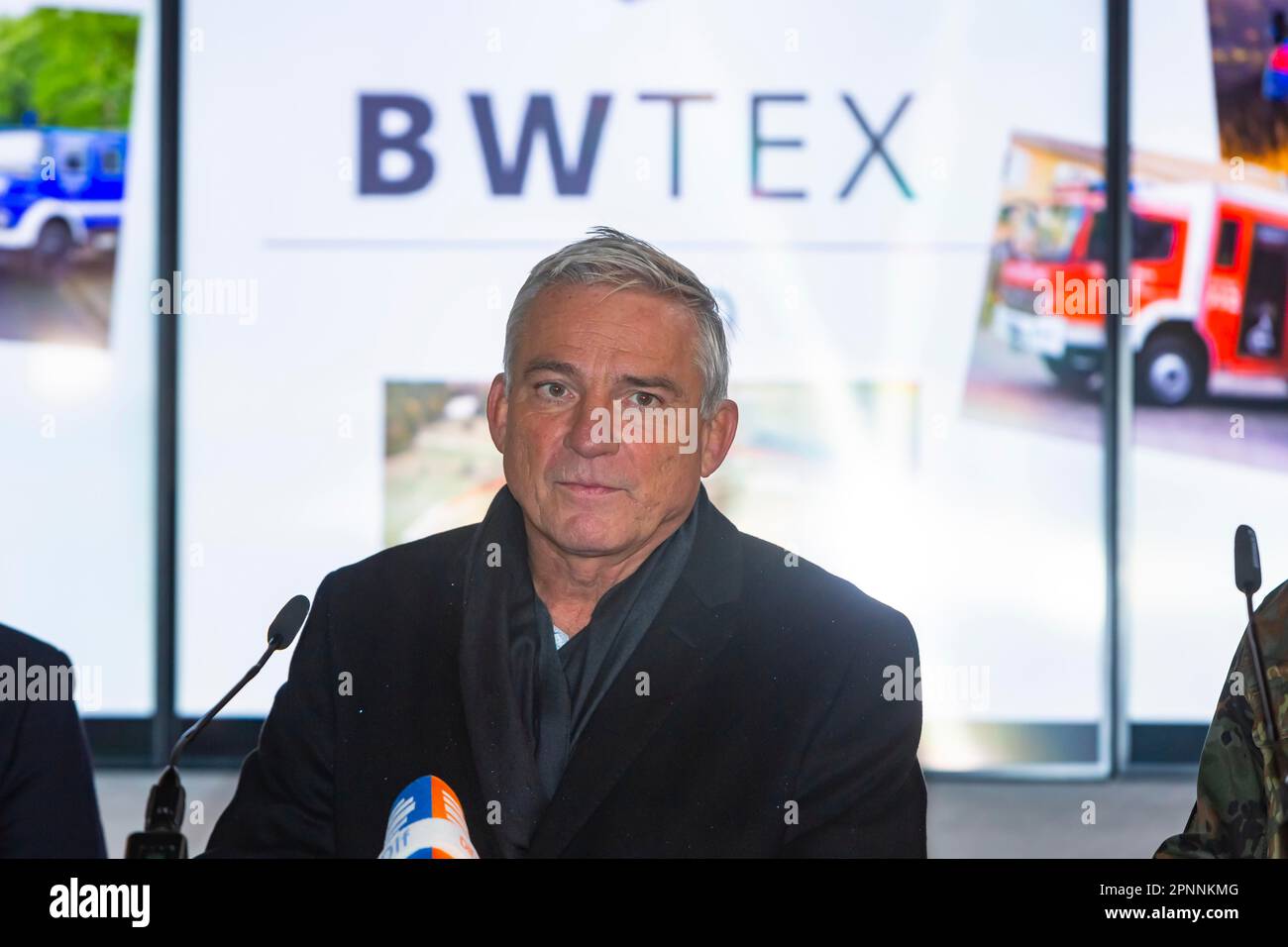 Thomas Strobl, CDU, Minister of the Interior BW, portrait, at exercise ...