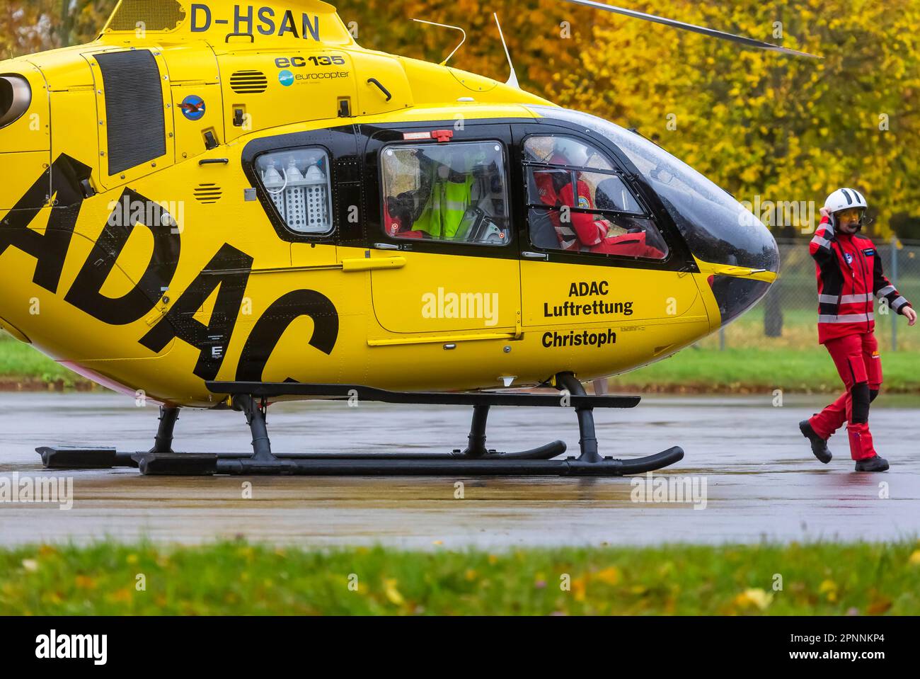 Rescue helicopter, Airbus Eurocopter EC 135 P-2, ADAC Luftrettung ...