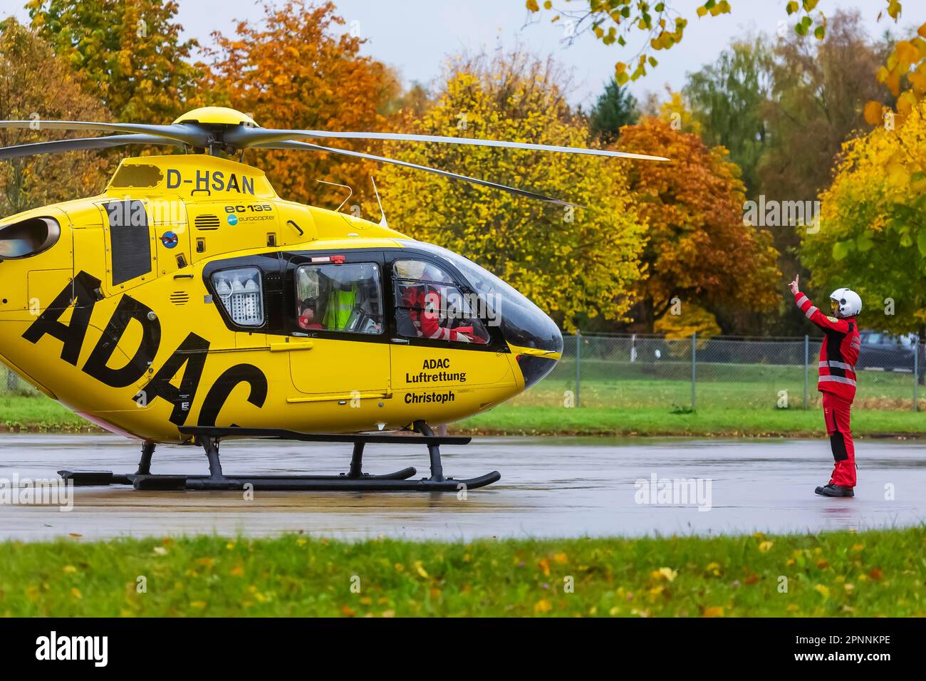 Rescue helicopter, Airbus Eurocopter EC 135 P-2, ADAC Luftrettung ...