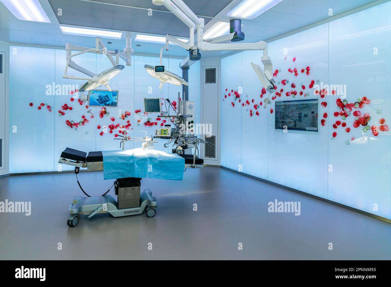 Modern operating theatre, operating theatre light, showroom in the ...