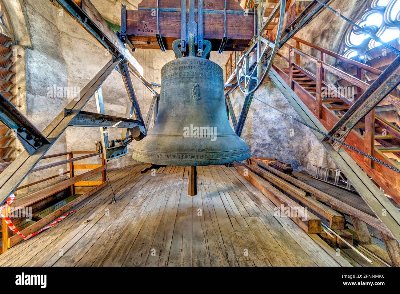 Guldenglocke, Osanna, bell from 1520 in the west tower of the ...