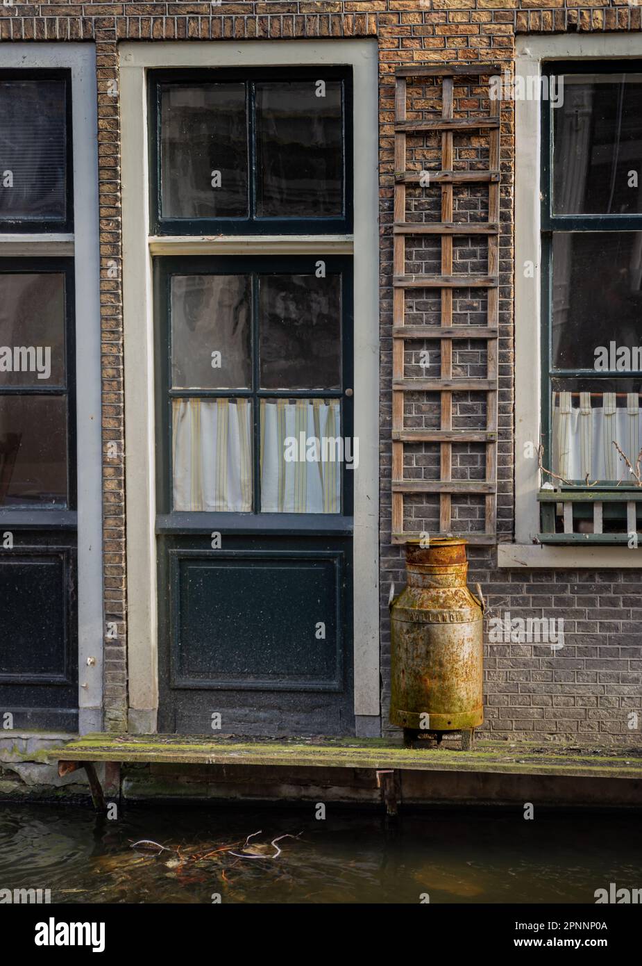 19 April 2023, Delft, Netherlands, Central area street with eateries ...