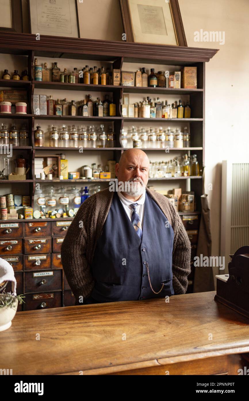 Victorian pharmacy hi-res stock photography and images - Alamy