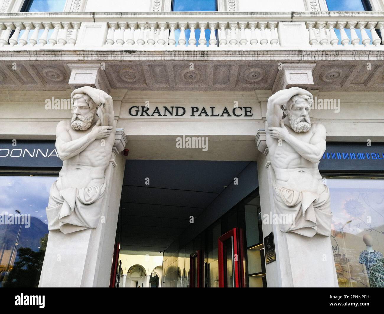 Switzerland, Canton Ticino, Lugano, Grand Palace Stock Photo - Alamy