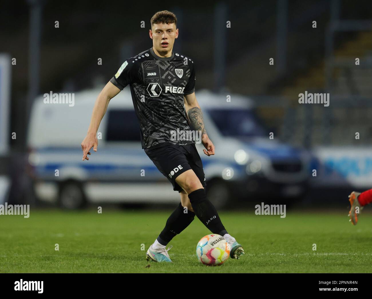 Wins, Deutschland. 19th Apr, 2023. firo: 04/19/2023 football, soccer ...