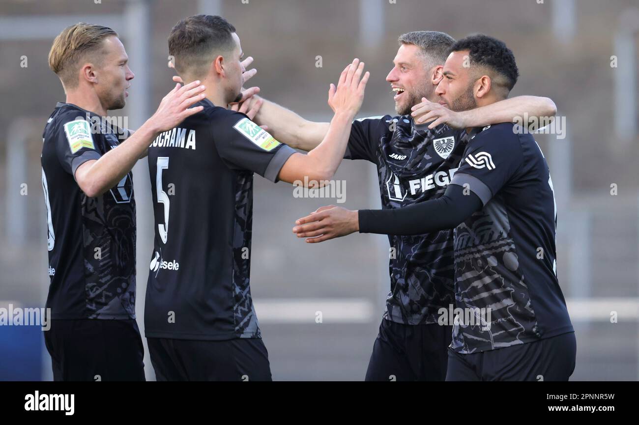 Wins, Deutschland. 19th Apr, 2023. firo : 04/19/2023 football, soccer ...