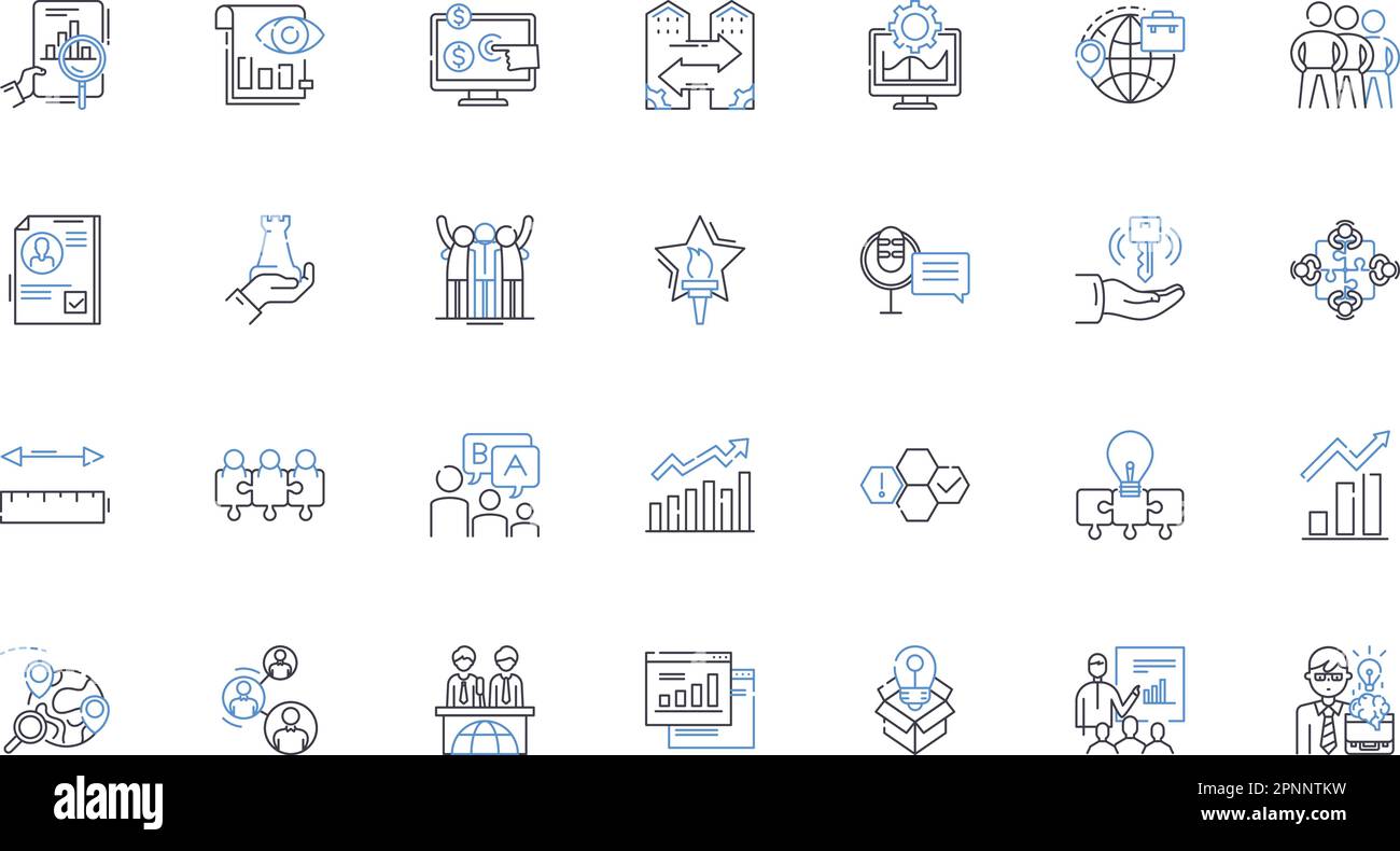 Customer Insights Line Icons Collection. Feedback, Analytics, Trends