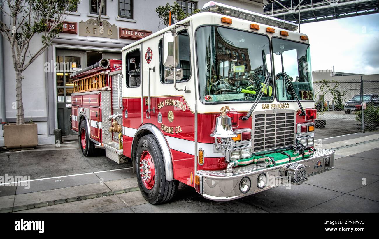 San francisco fire department hi-res stock photography and images - Alamy