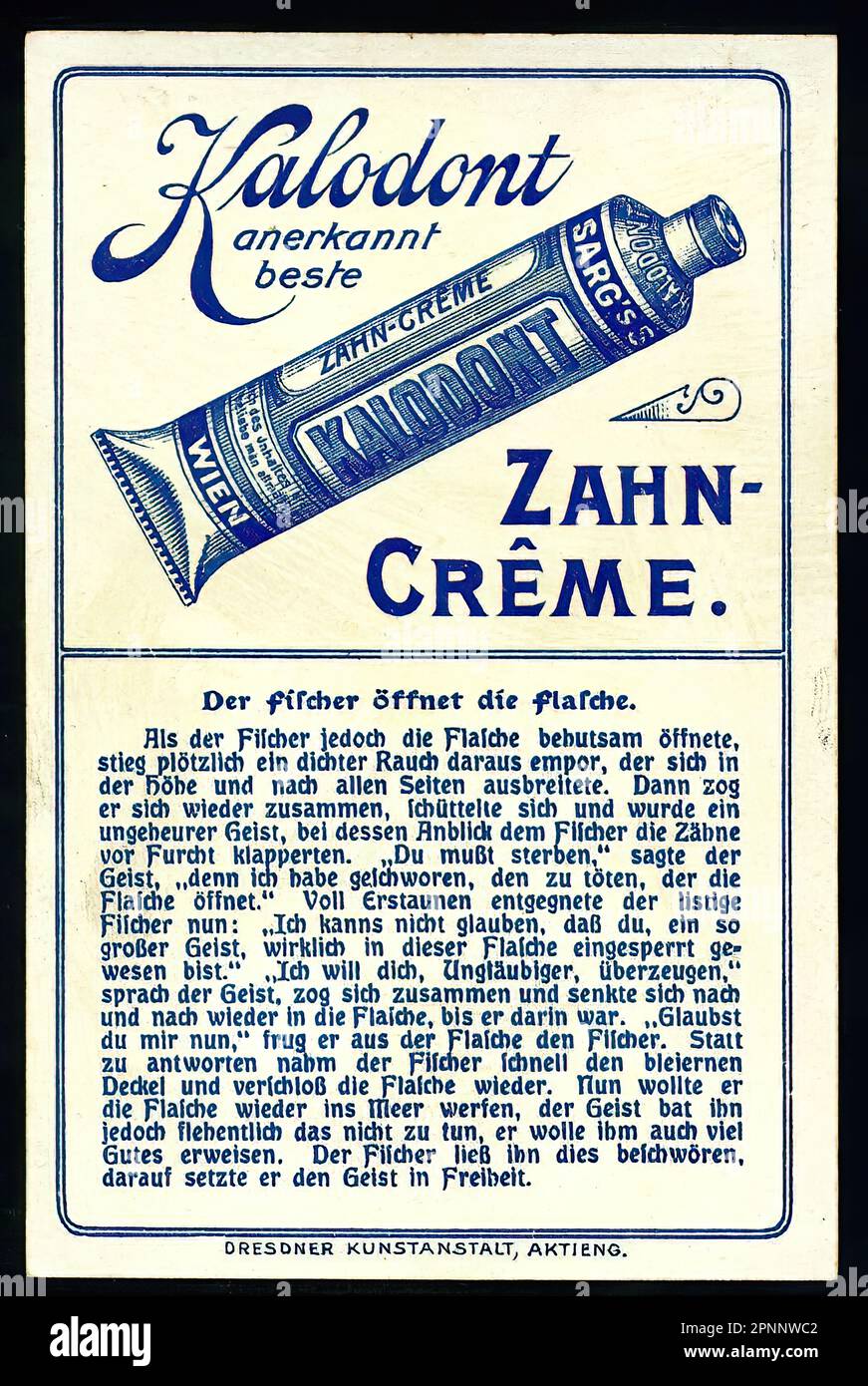 Vintage toothpaste advertising hi-res stock photography and images - Alamy