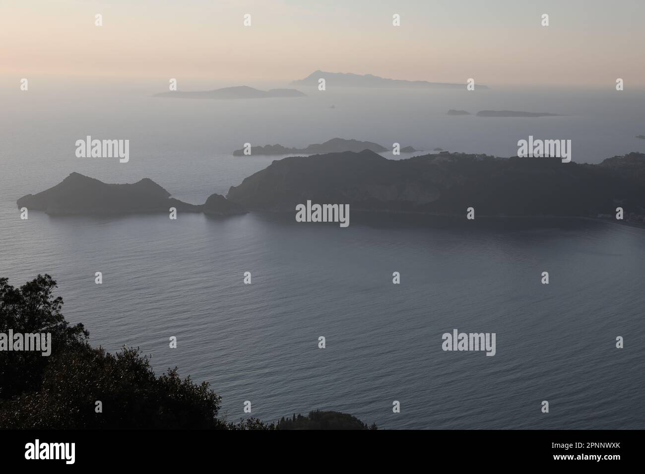 Mediterranean natural landscape Stock Photo - Alamy