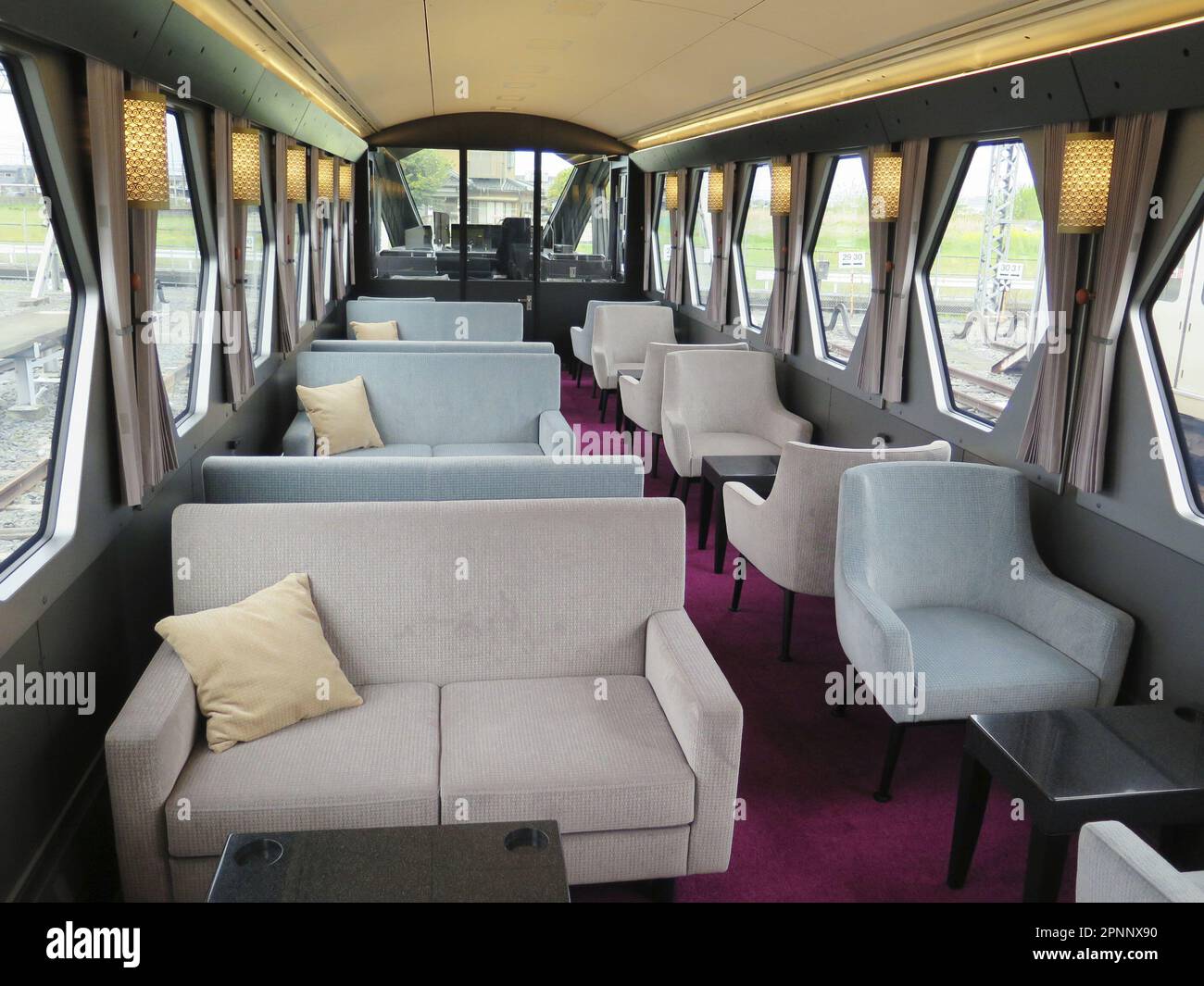 Photo taken at Tobu Railway Co.'s rail yard in Kuki, north of Tokyo in ...