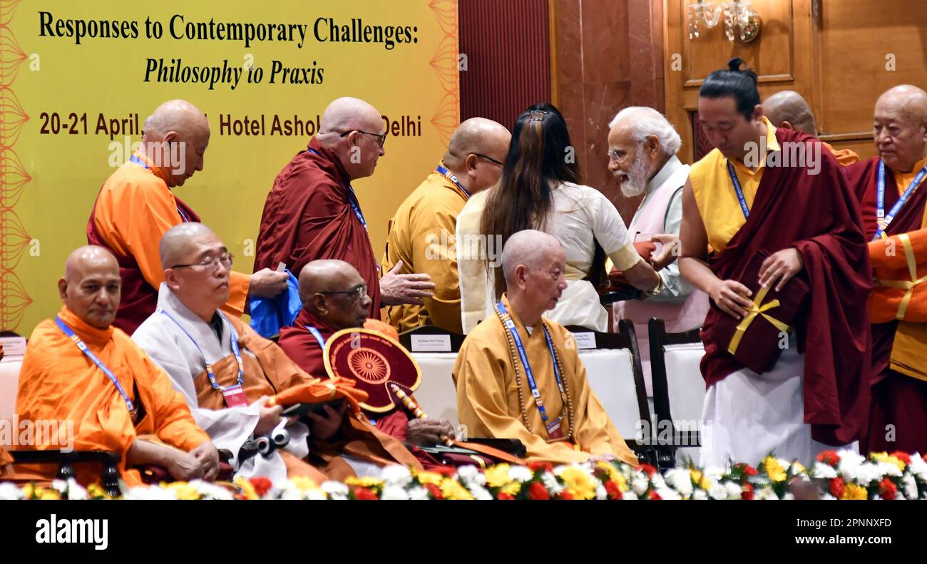 New Delhi, Delhi, India. 20th Apr, 2023. Prime Minister Narendra modi ...