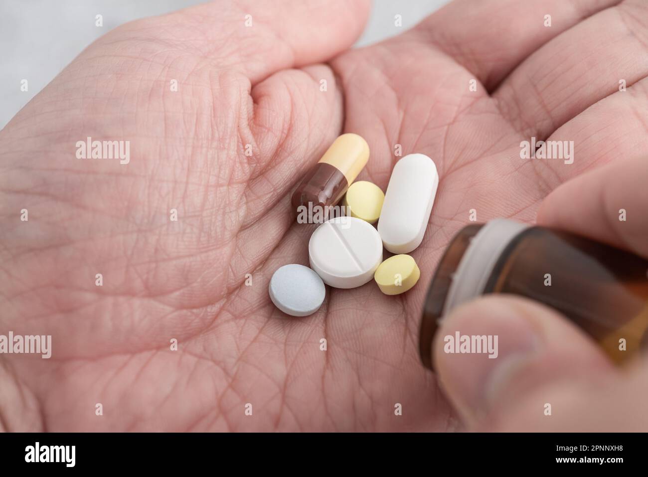 Male palm hi-res stock photography and images - Alamy