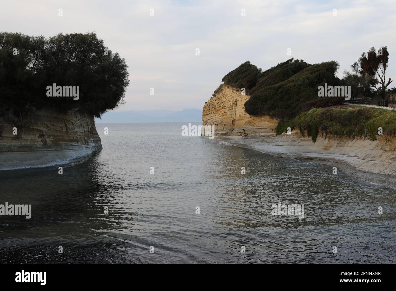 Mediterranean natural landscape Stock Photo - Alamy