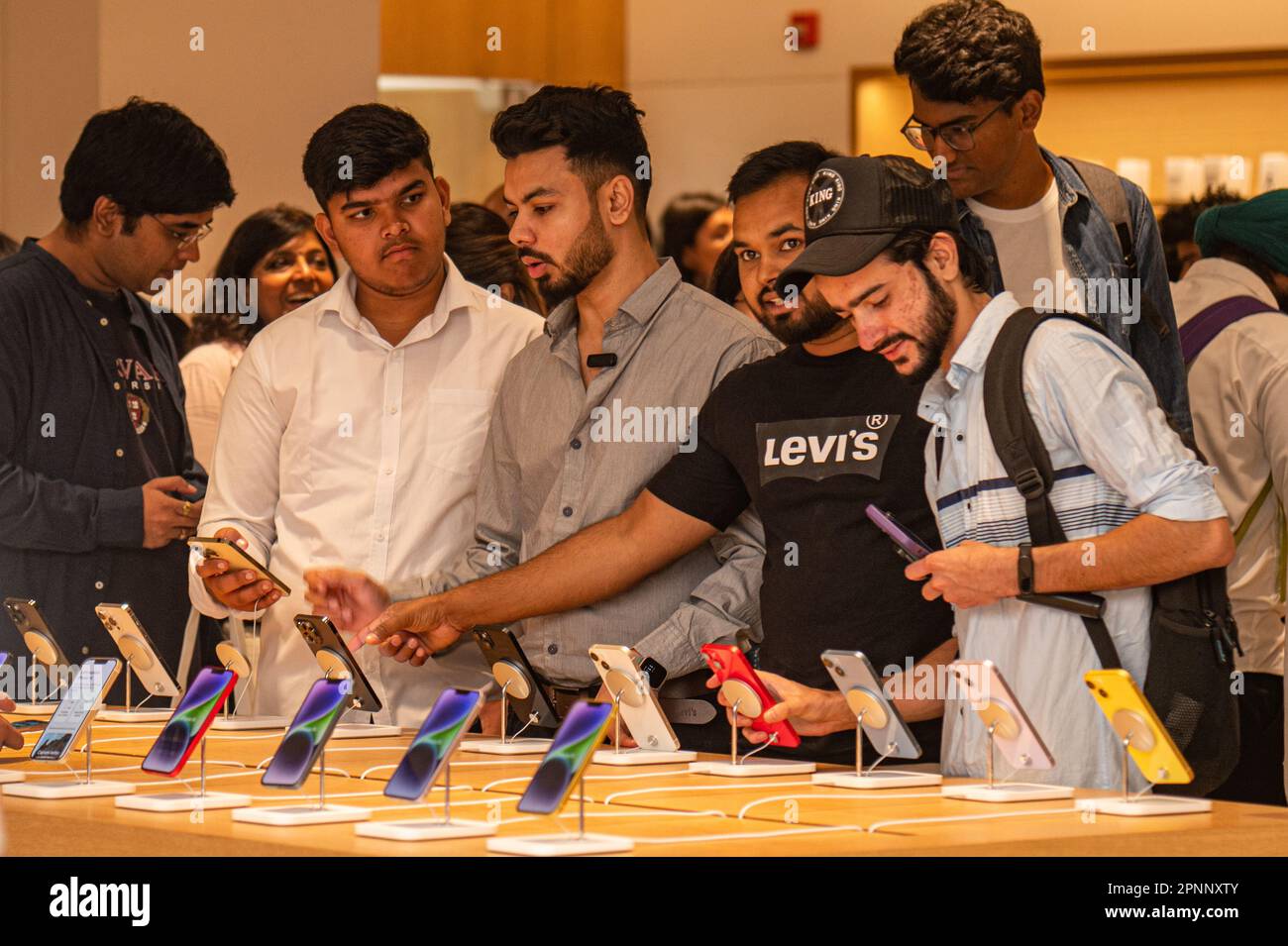 Group Of People With Iphones