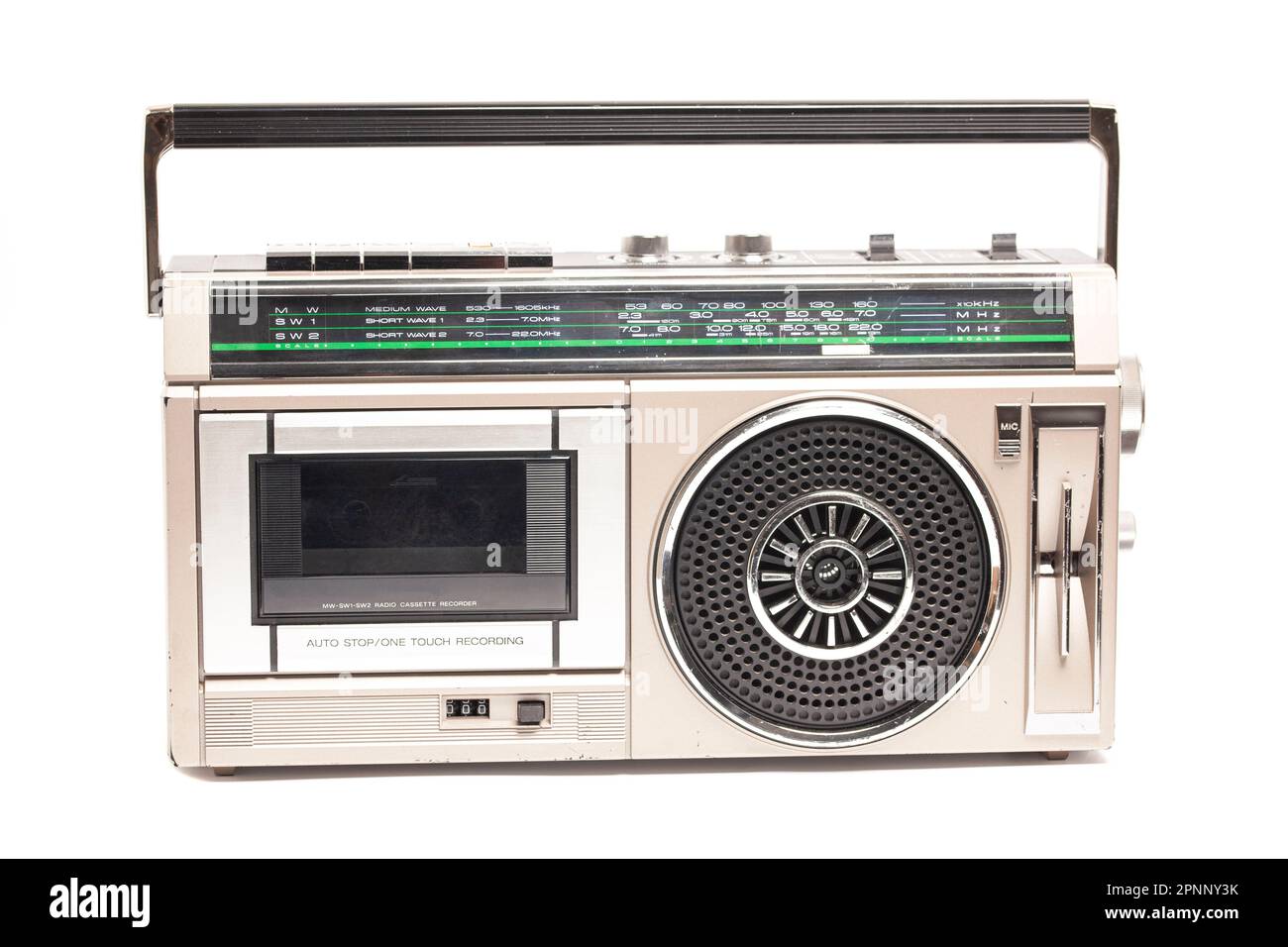 Retro ghetto radio boom box cassette recorder from 80s Stock Photo - Alamy