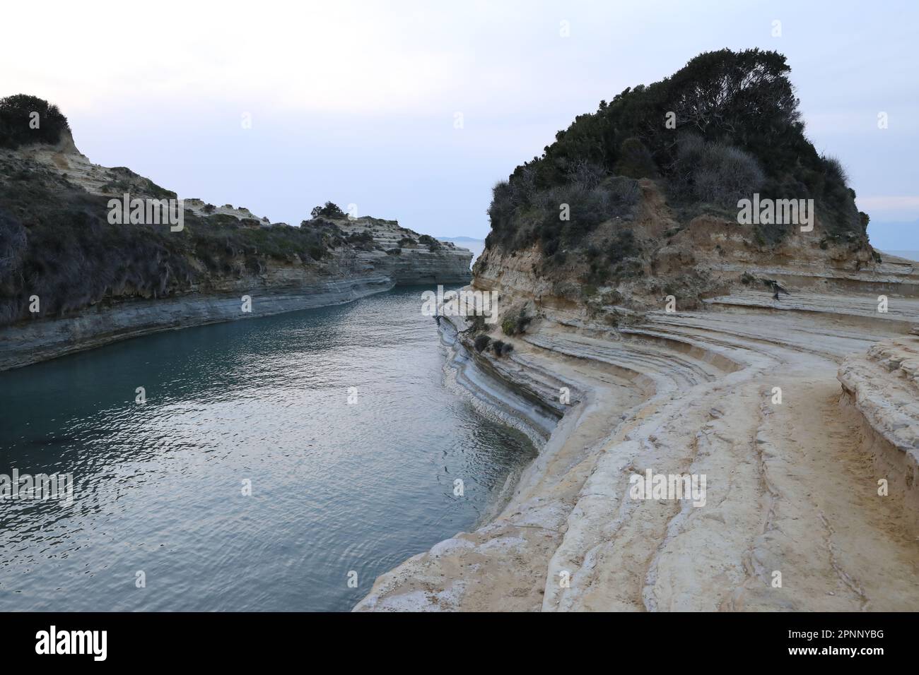 Mediterranean natural landscape Stock Photo - Alamy