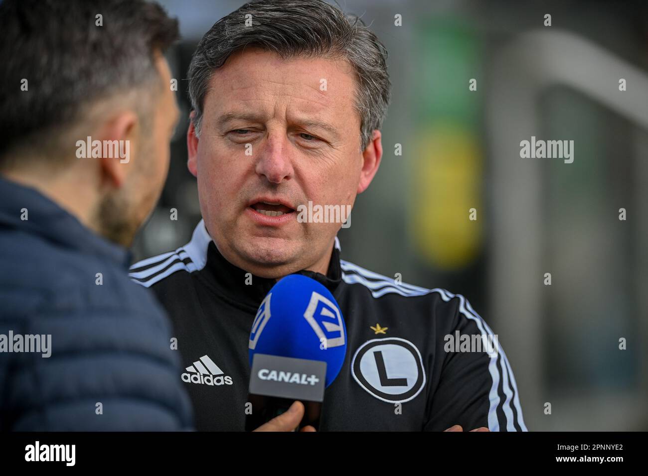 WARSAW, POLAND - APRIL 16, 2023: Polish Football League T-Mobile ...