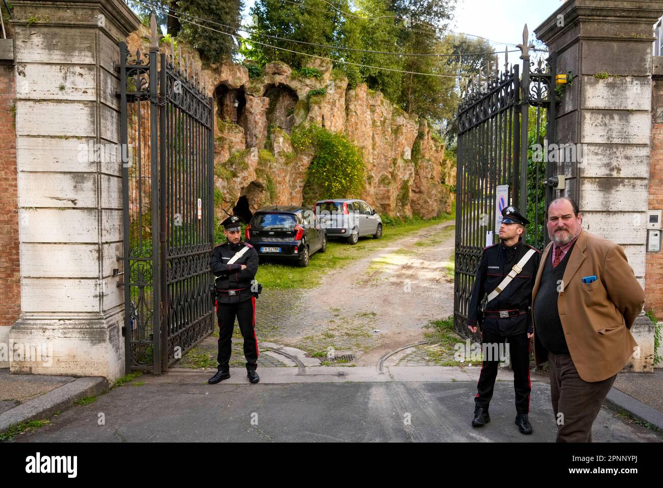 Bante Boncompagni Ludovisi, right, son of Prince Nicolo Boncompagni ...