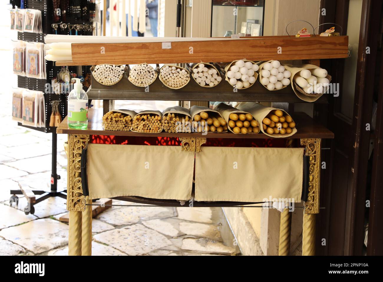 Corfu, Easter, religious items Stock Photo - Alamy