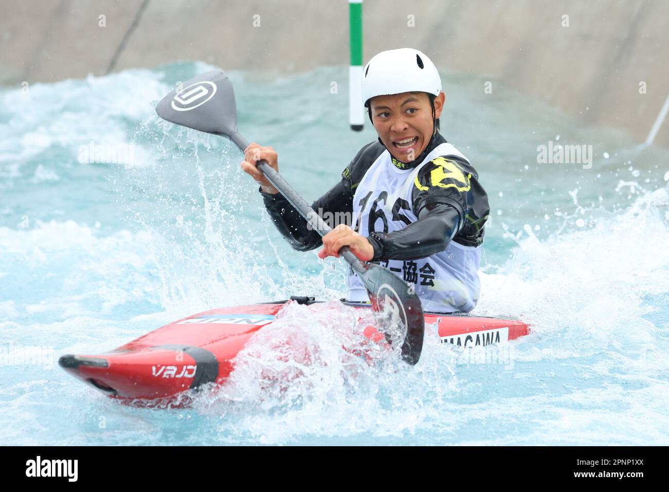 Kasai Canoe Slalom Centre, Tokyo, Japan. 15th Apr, 2023. Ryota Imagawa, APRIL 15, 2023 - Canoe ...