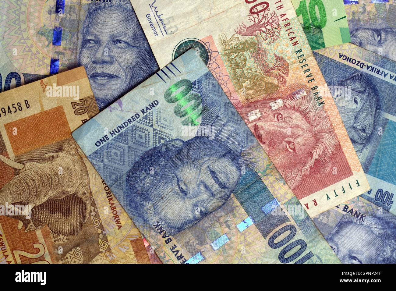 South african ten rand note hi-res stock photography and images - Alamy