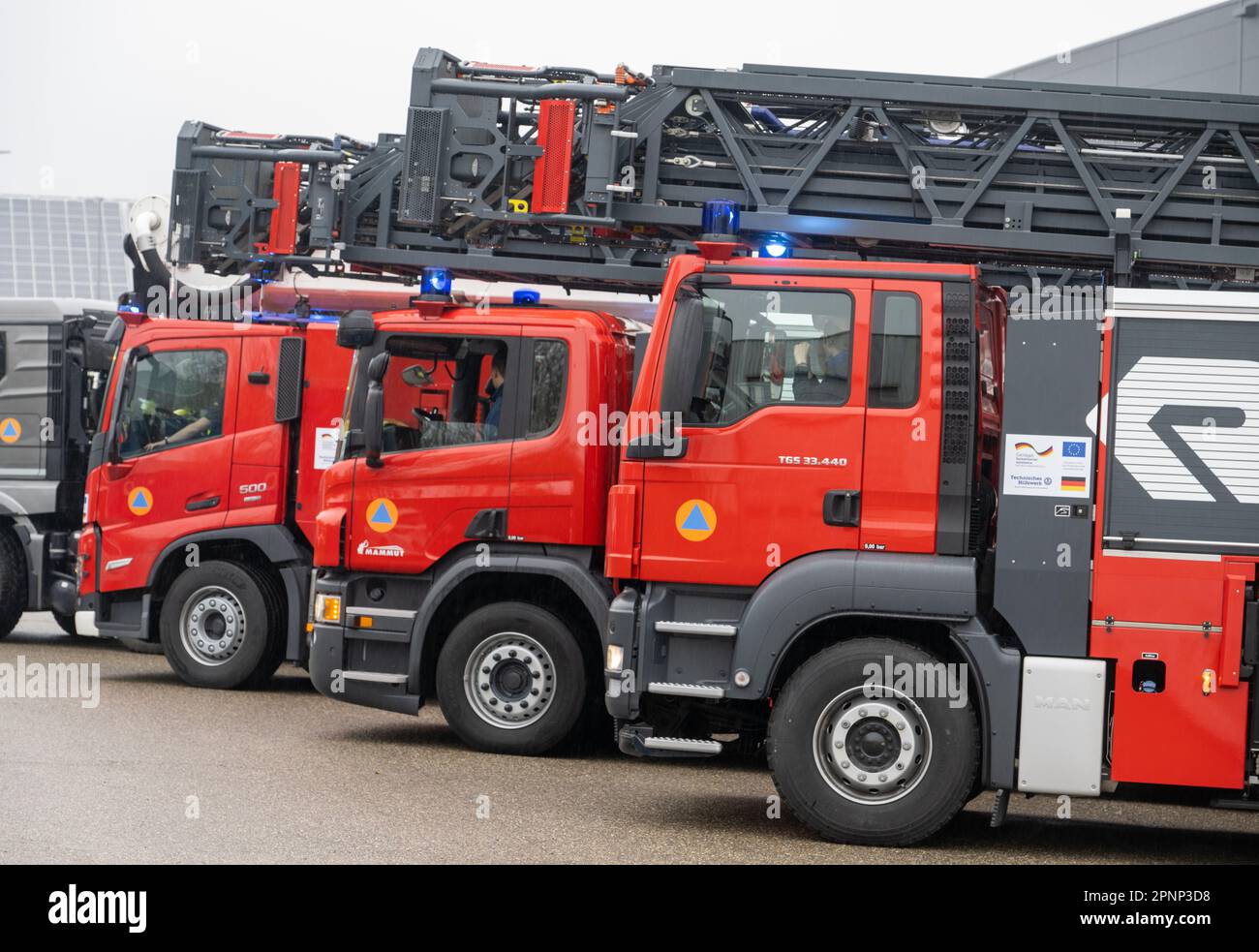 Ulm, Germany. 20th Apr, 2023. At the logistics center of the German ...